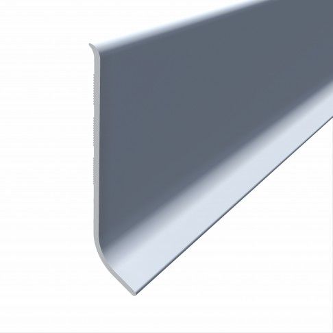 Rodapé PVC Branco 250cm Nome: Rodapé PVC Branco 250cm | MaxMat