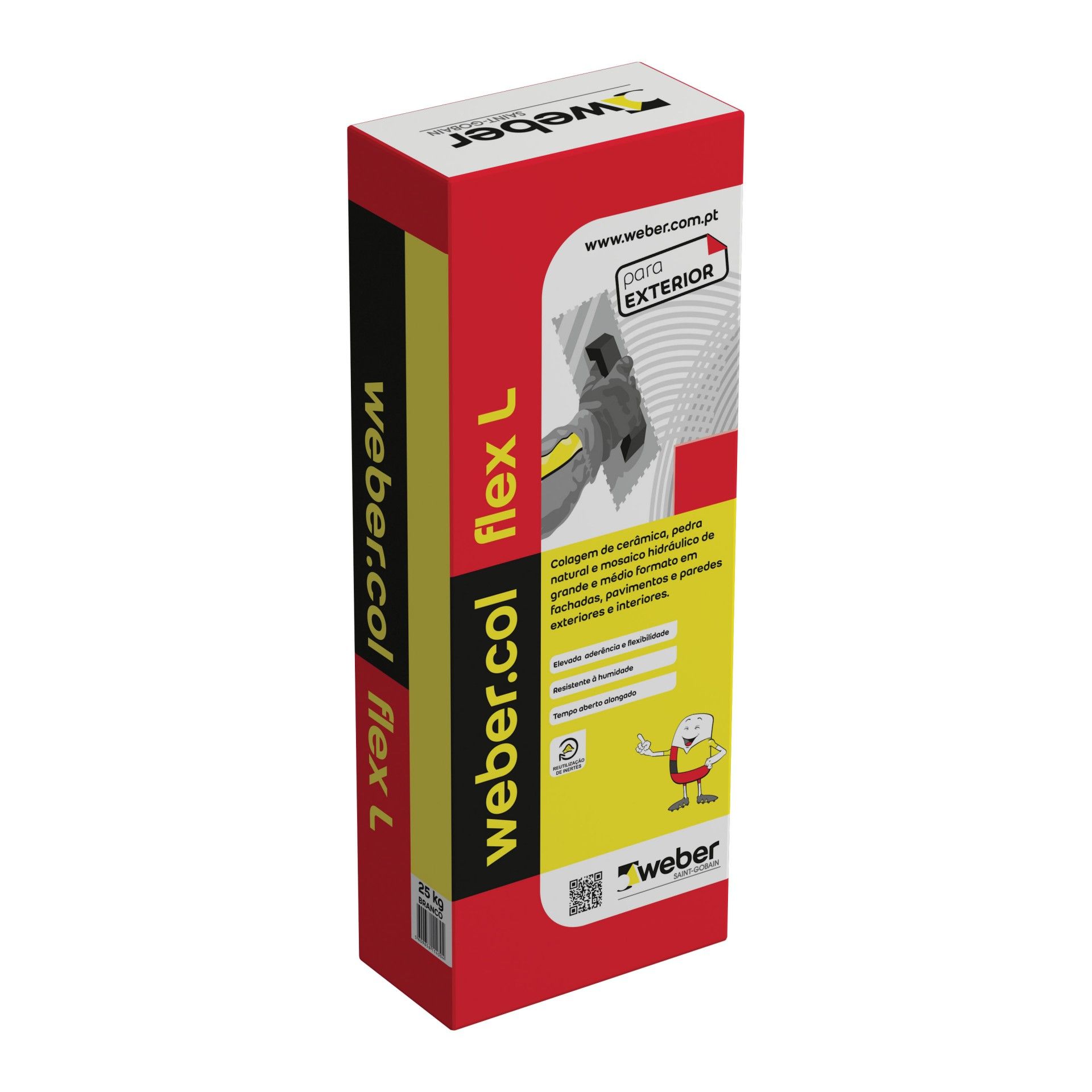 Cimento Cola Weber Col Flex L 25kg | MaxMat