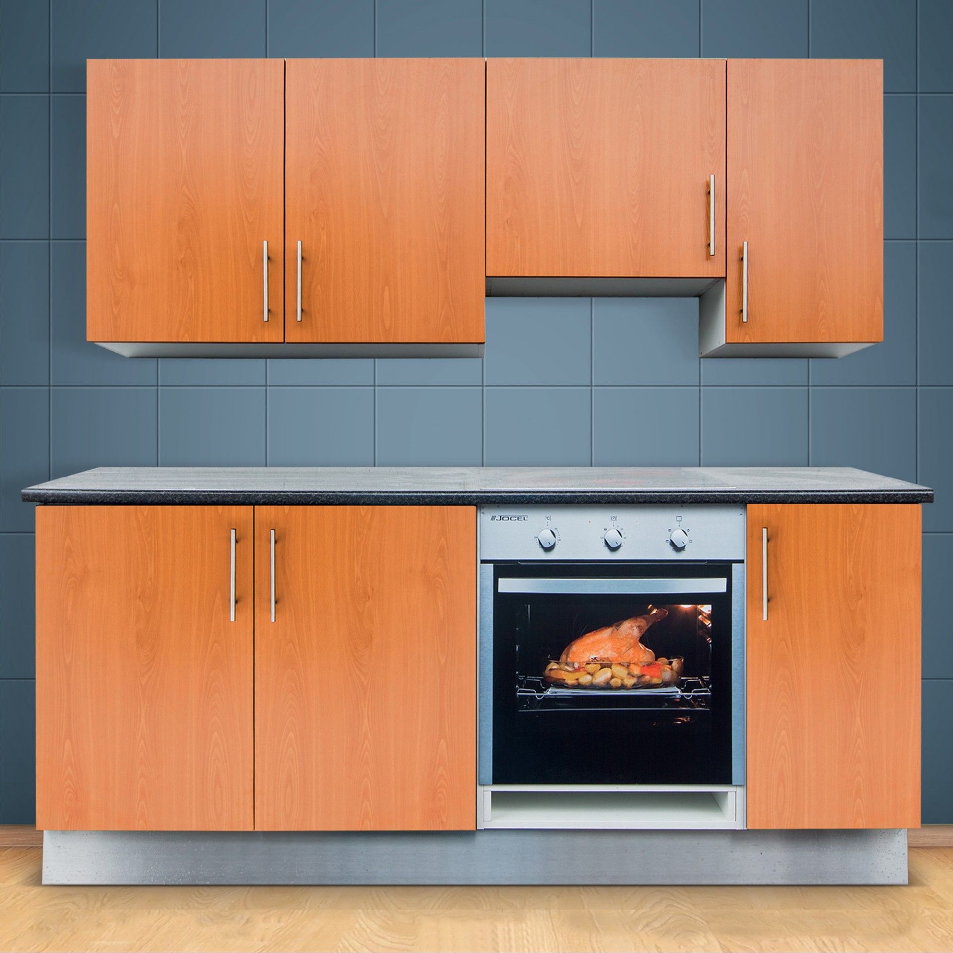 Cozinha Melamina Faia Ruby 2 metros - 20001071 | MaxMat