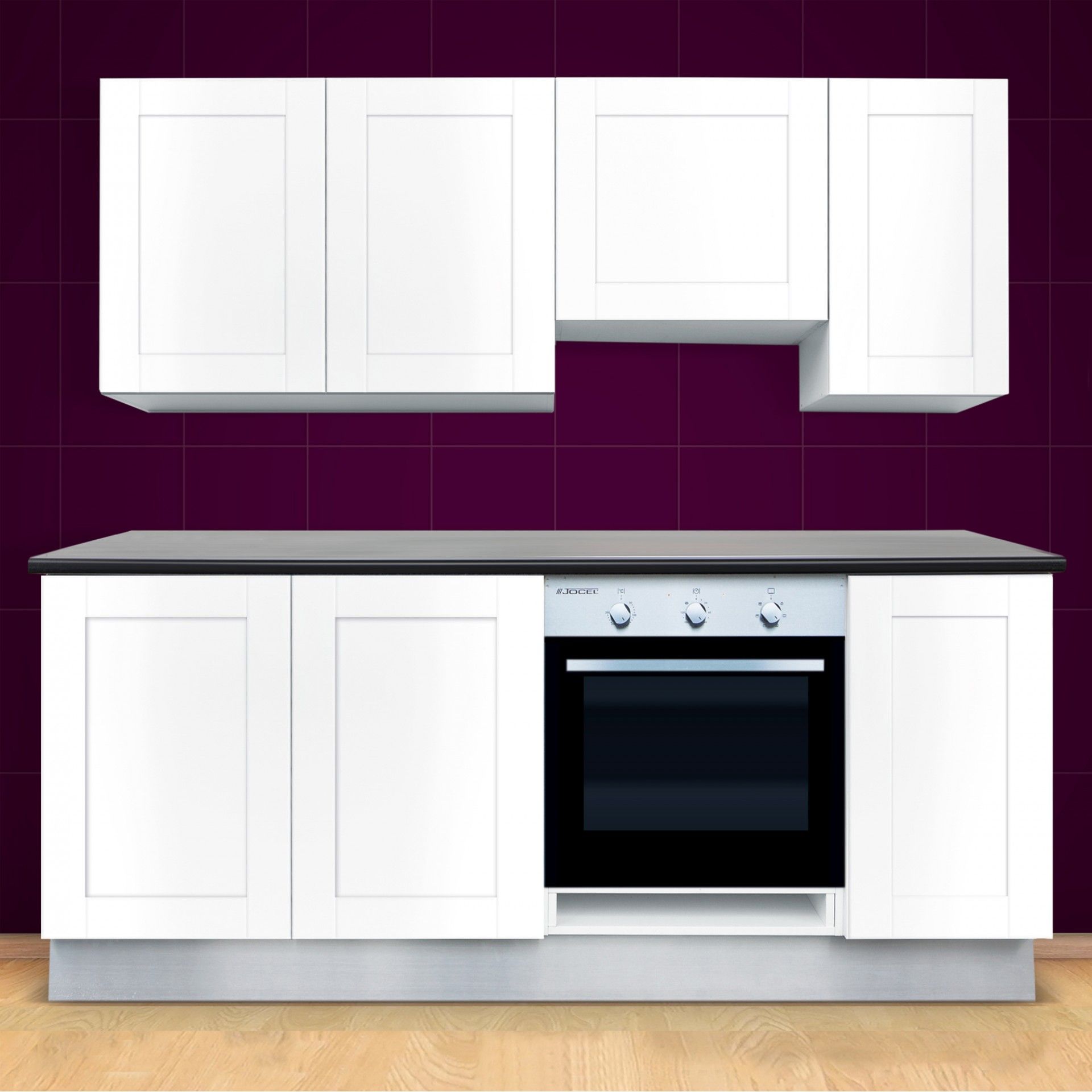 Cozinha PVC Viena Branca 2 metros - 20017584 | MaxMat