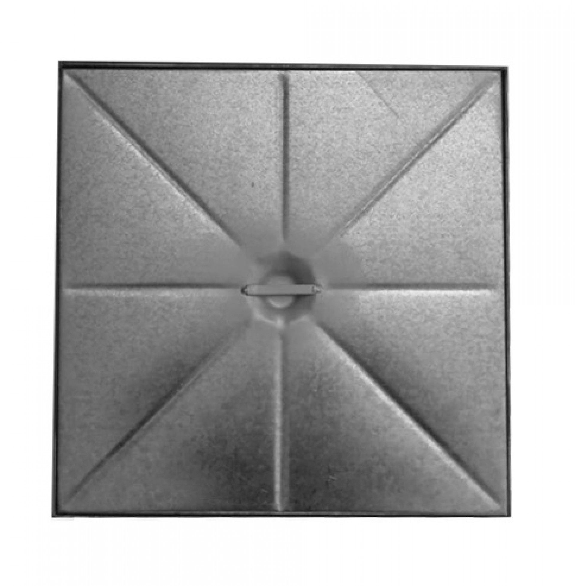 Tampa Galvanizada Rasa 40x40cm Ligeira - 2444406 | MaxMat